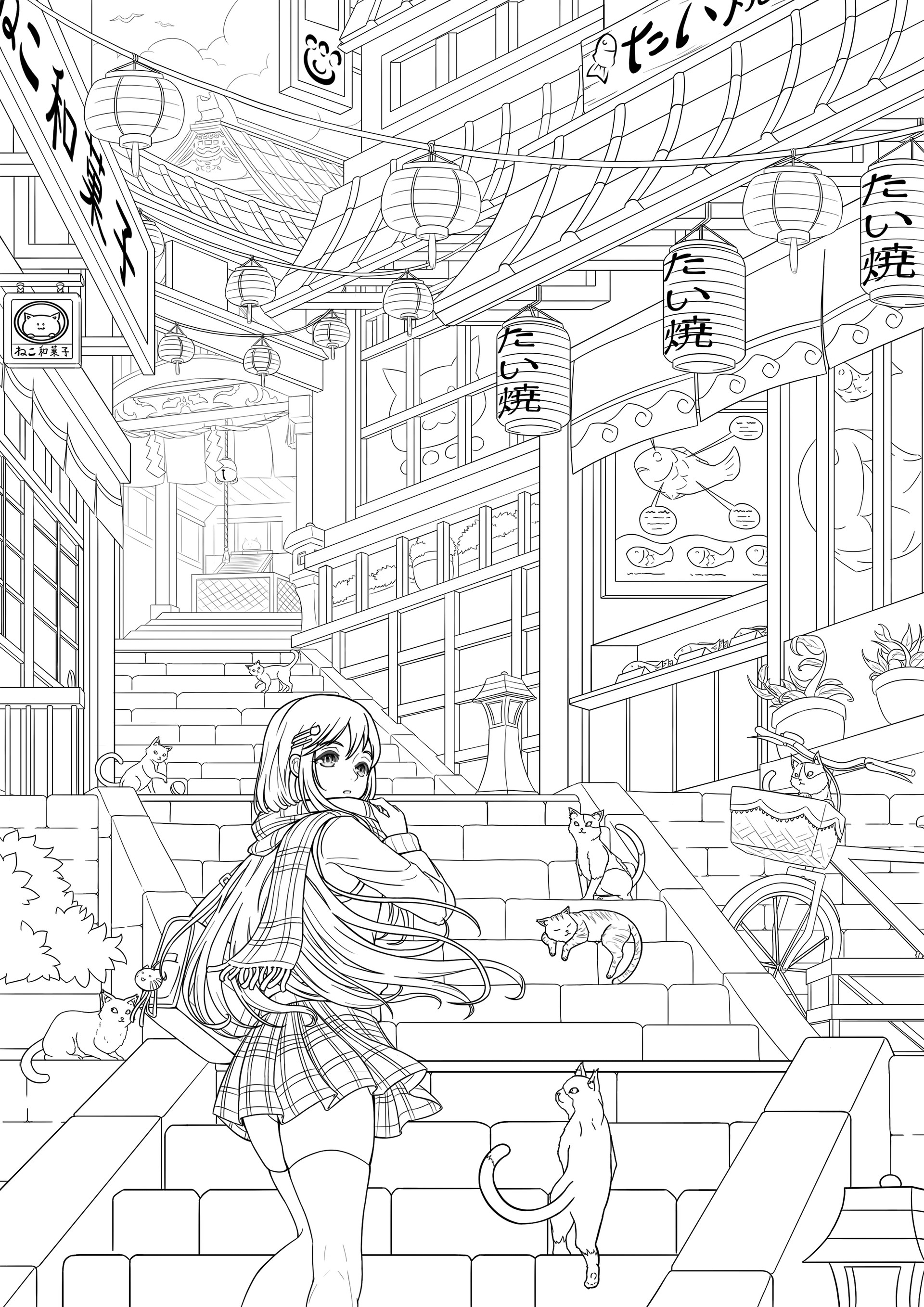 ArtStation - japanese school girl