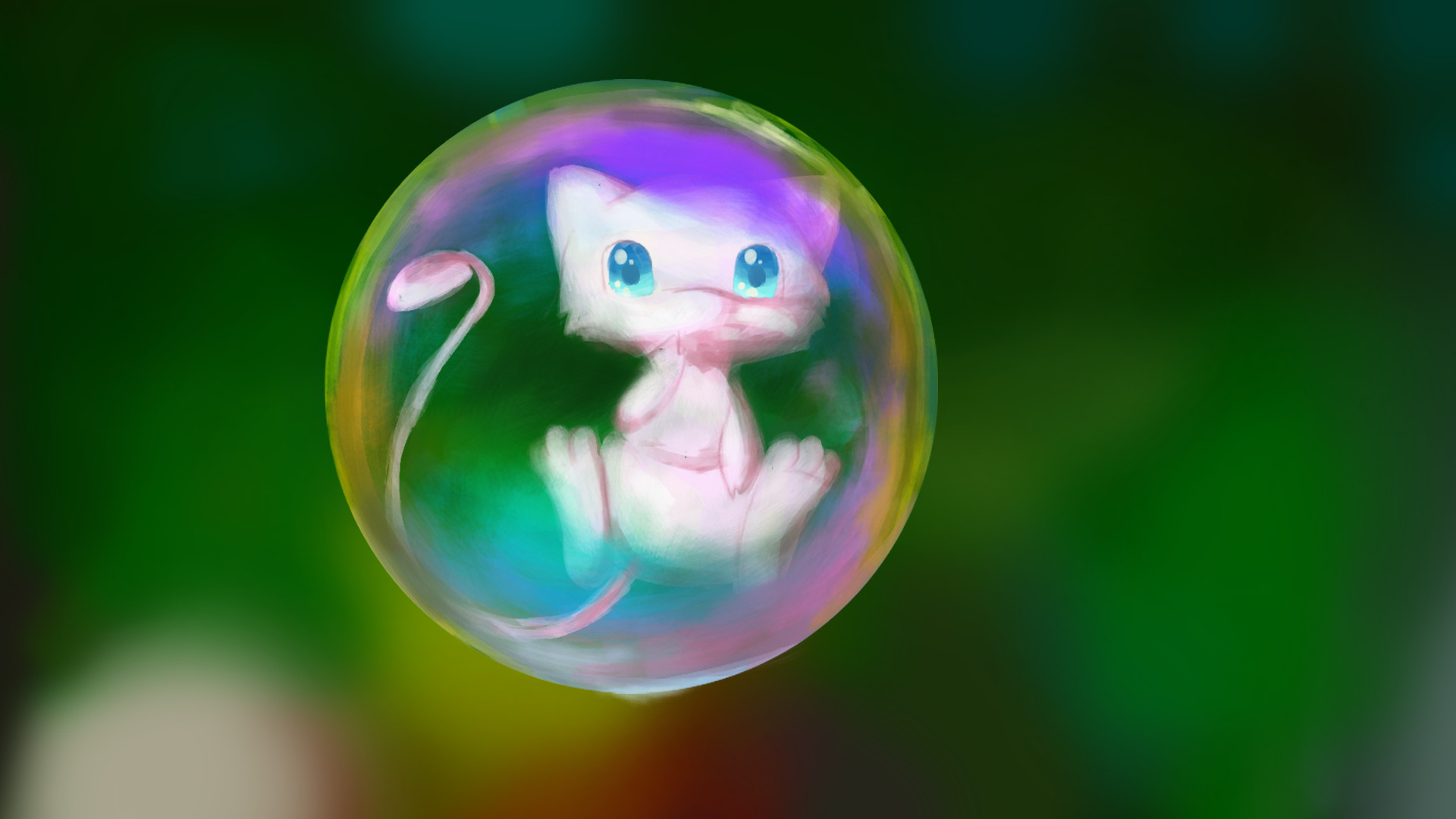 ArtStation - Mew spitpaint