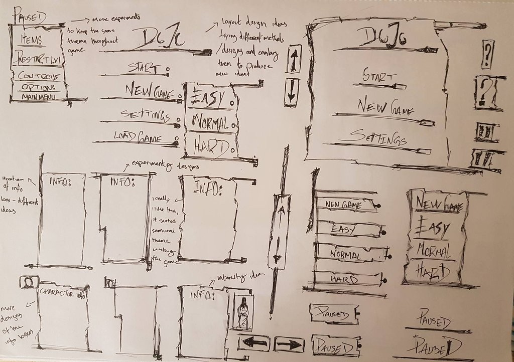 ArtStation - INTERACTIVE GAME MENU CONCEPT