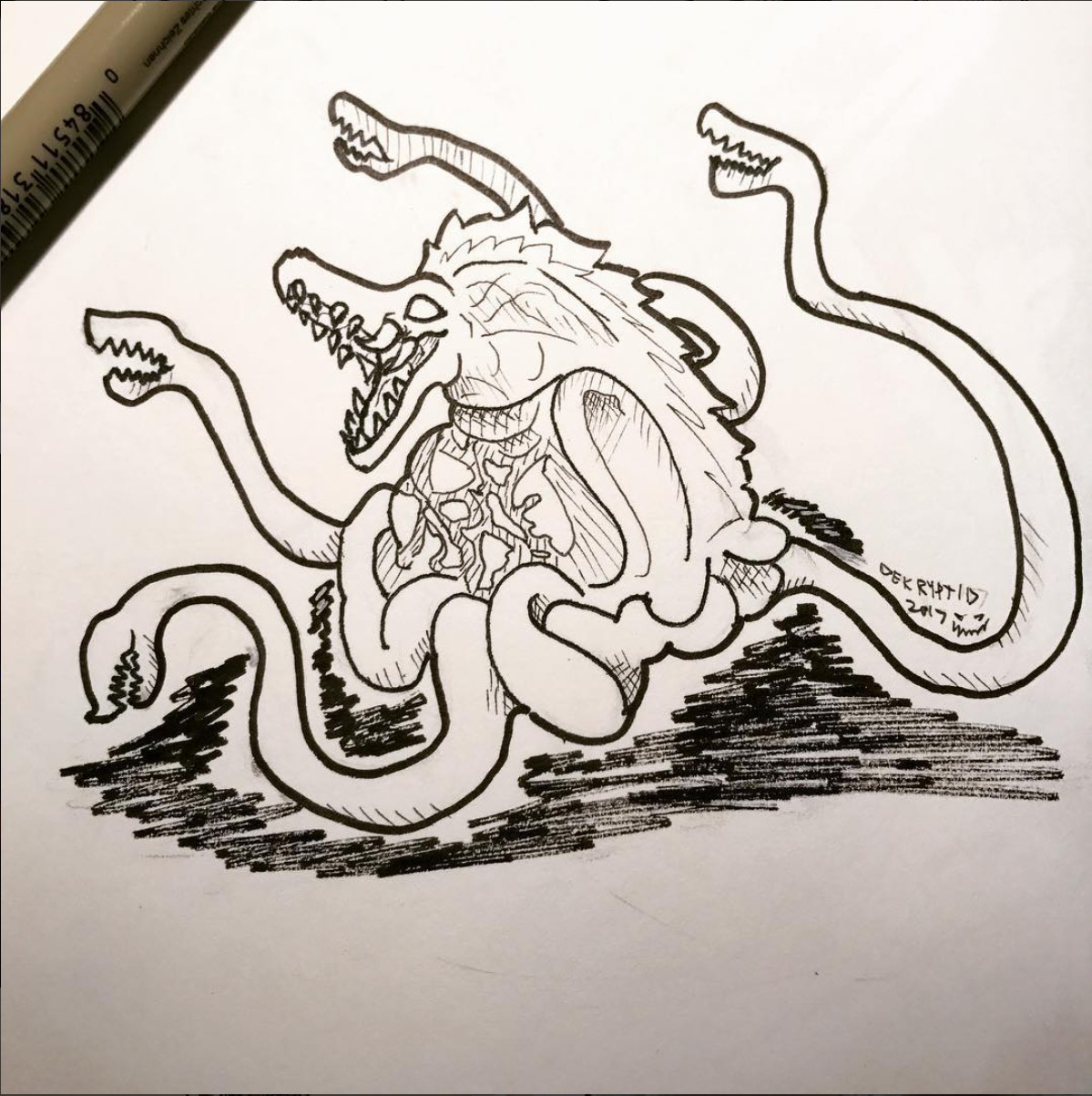 biollante coloring page printable