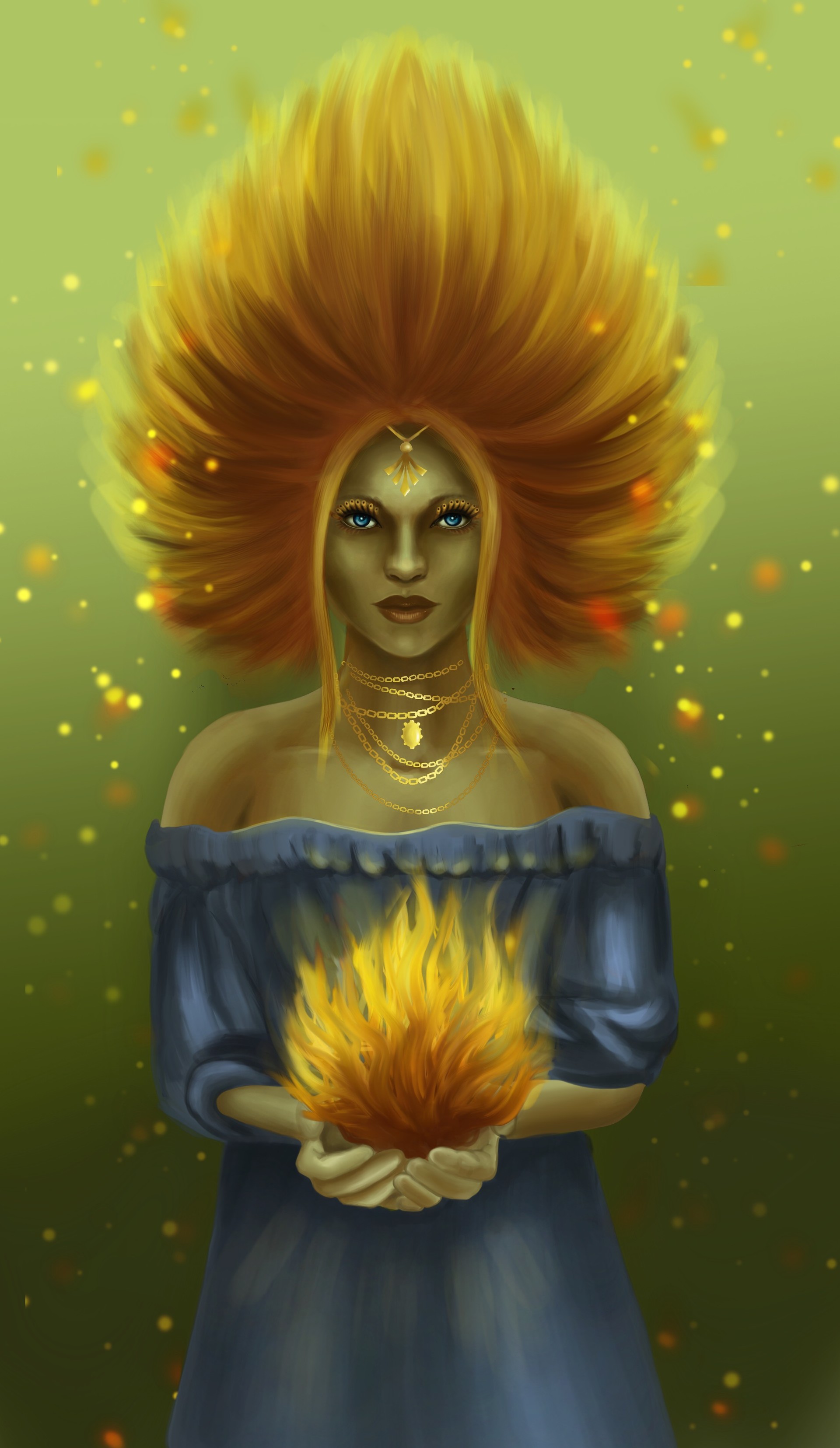 ArtStation - Our Lady of Fire