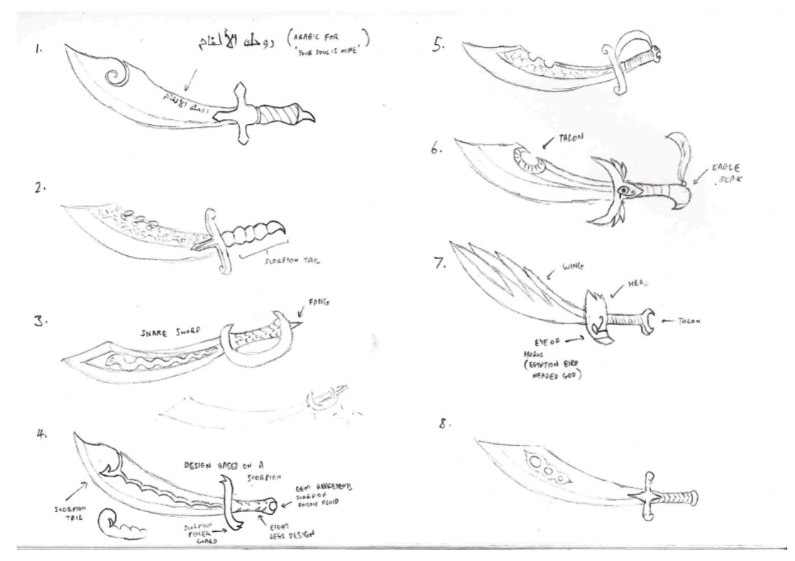Zack Chua - Ancient Scimitar - Concept Art