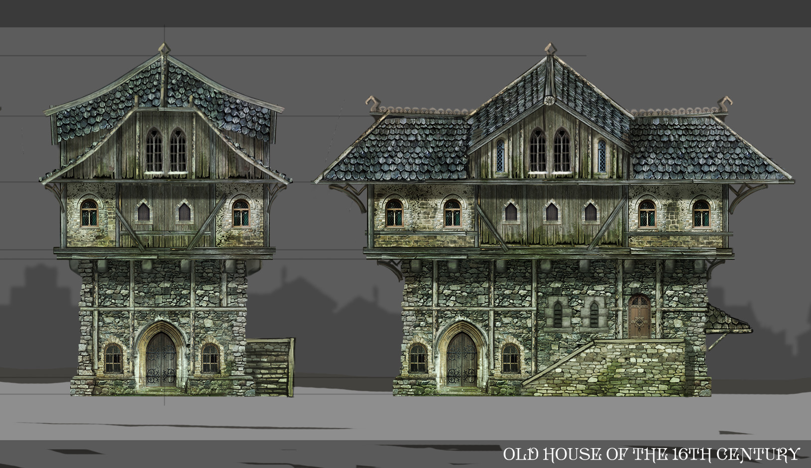 ArtStation - Old house of the 16th century