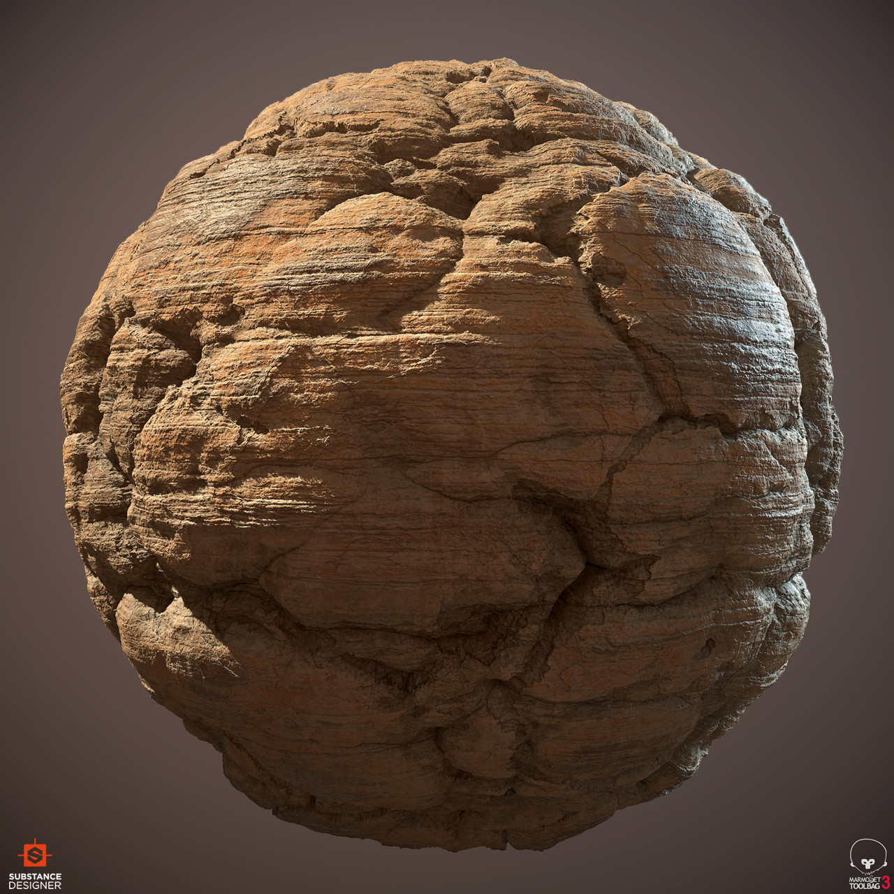 Hanui Lee - DesertCliff Study | Substance designer