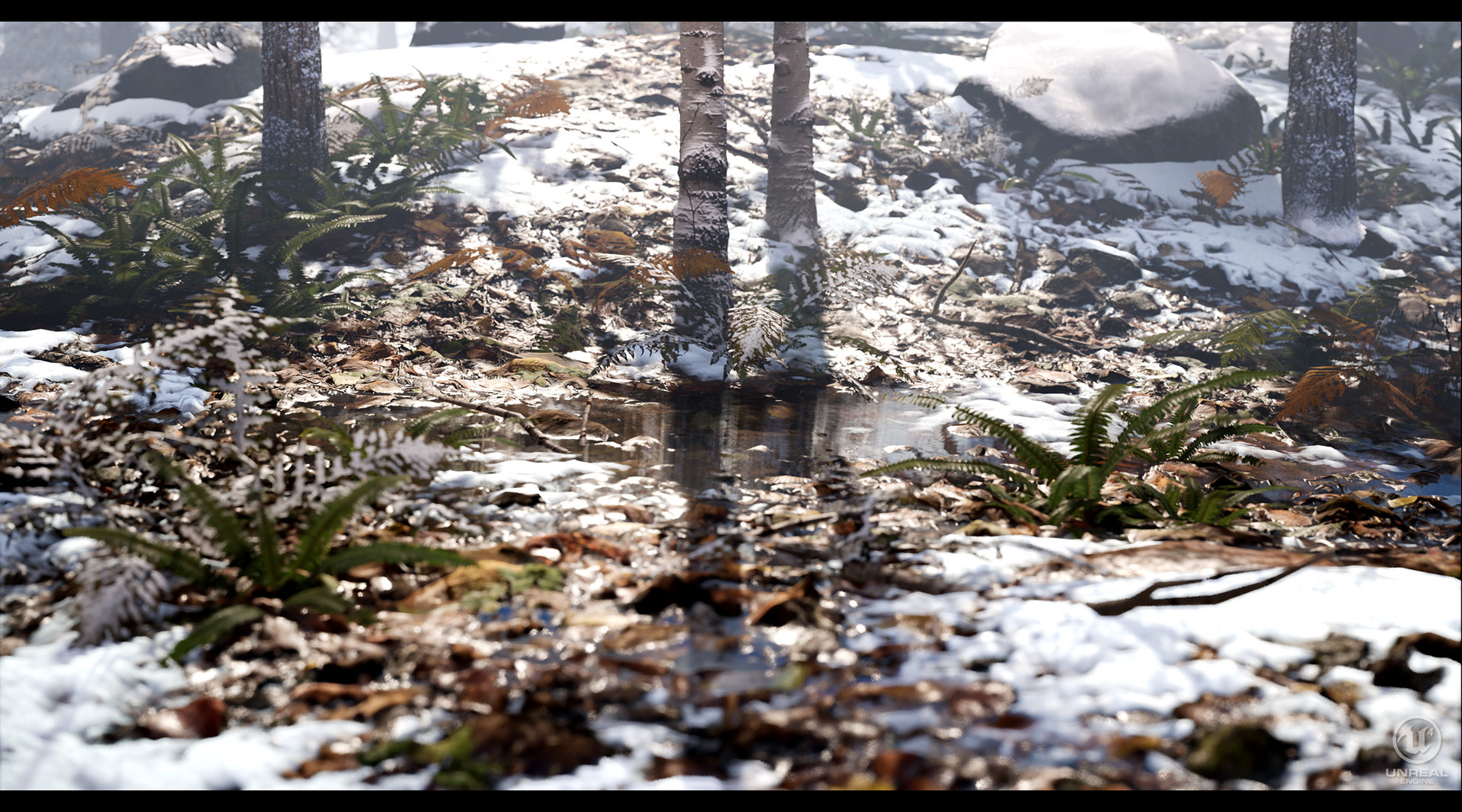 Gökhan Karadayı - Procedural Snow / Puddle - UE4 Advanced Landscape ...