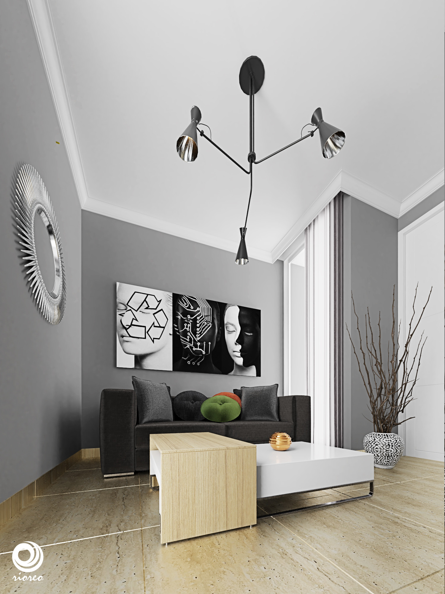 ArtStation - Grey living
