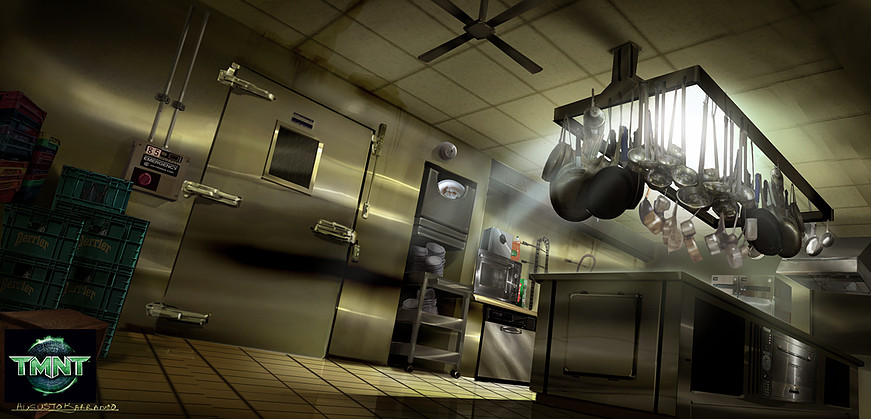 ArtStation - TMNT - Diner scene