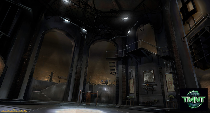 Augusto Barranco - TMNT - Dojo rendering