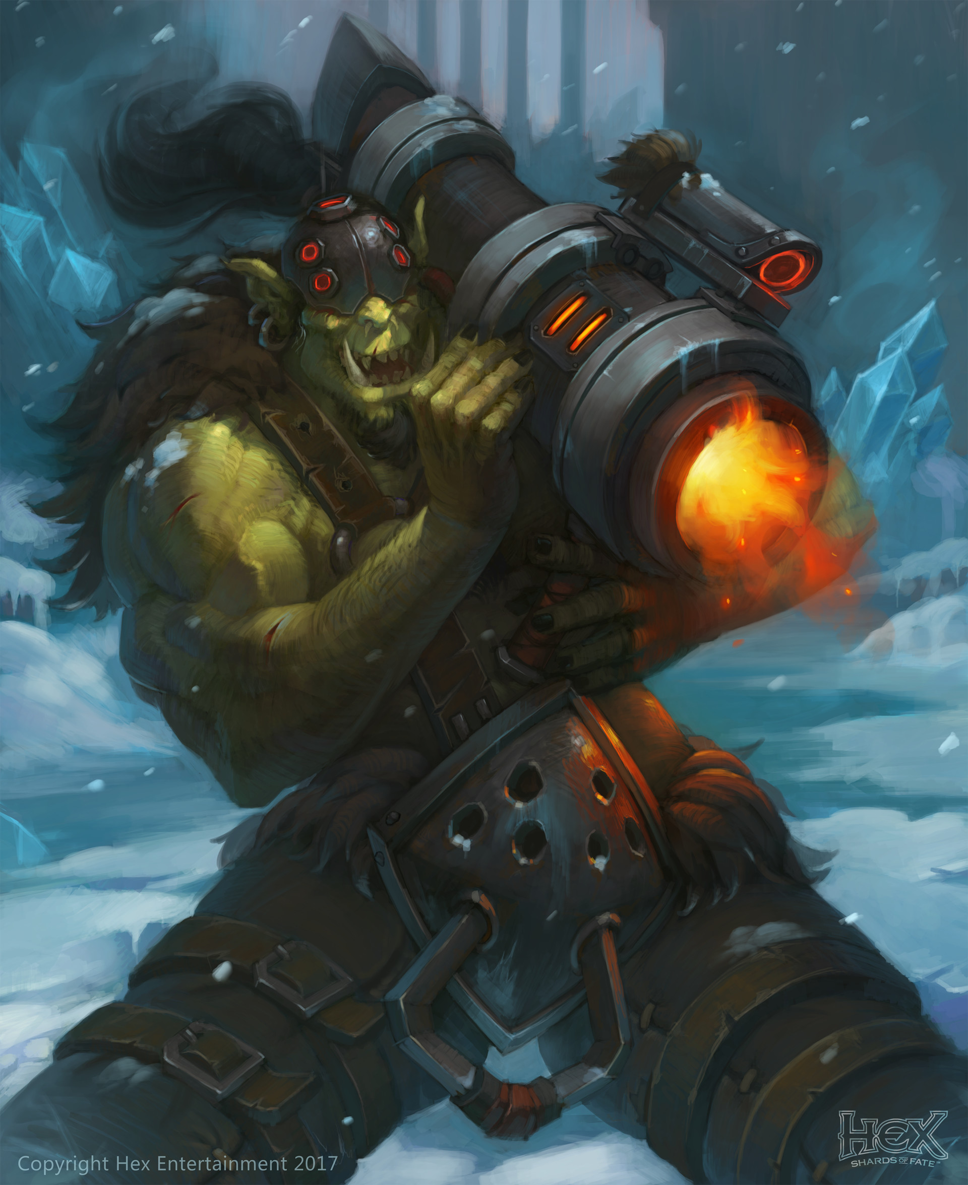 Hex Orc Illustration by Aleksei Grechenyuk : r/ImaginaryOrcs