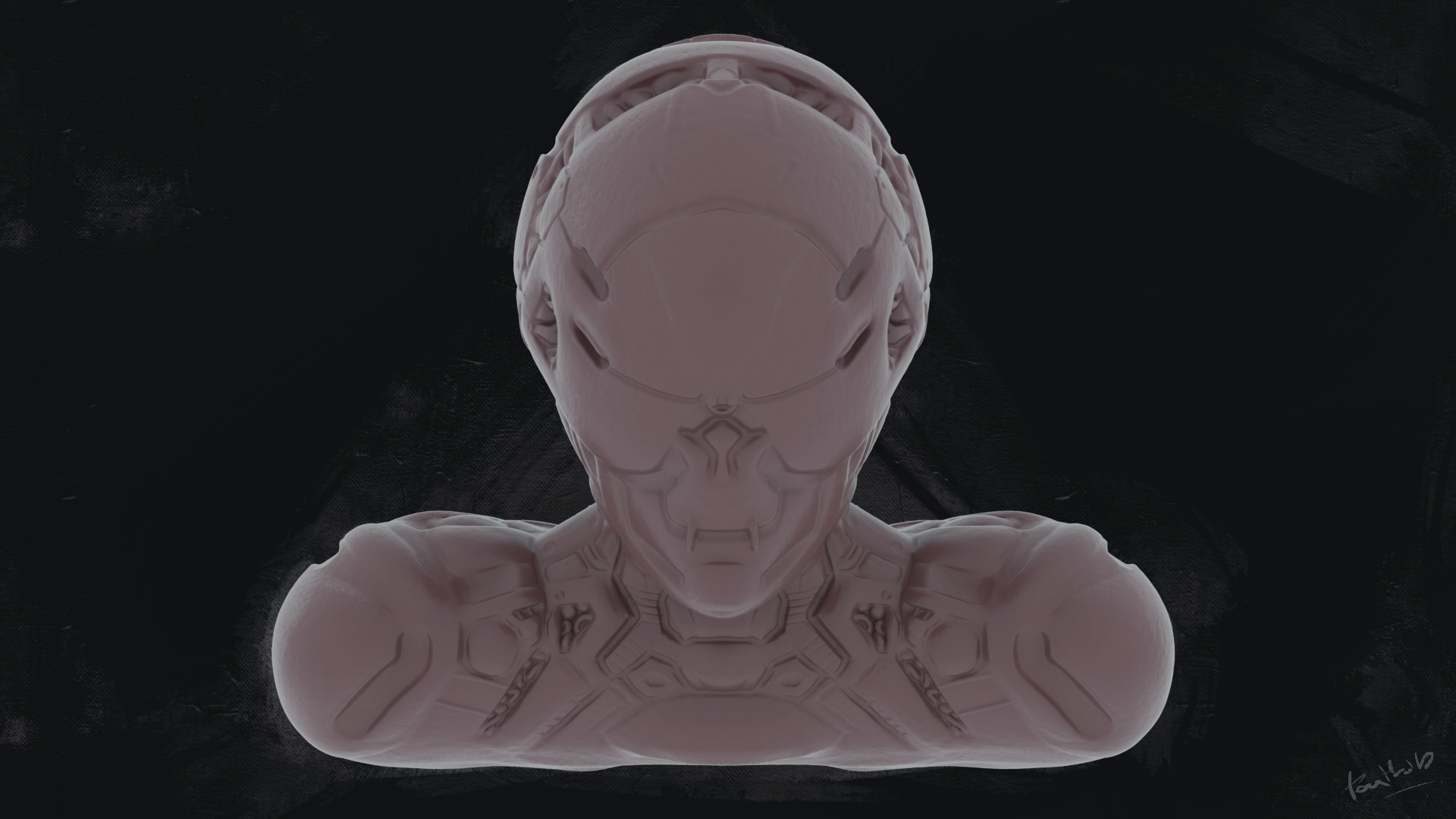 ArtStation - Mecha alien sculpt