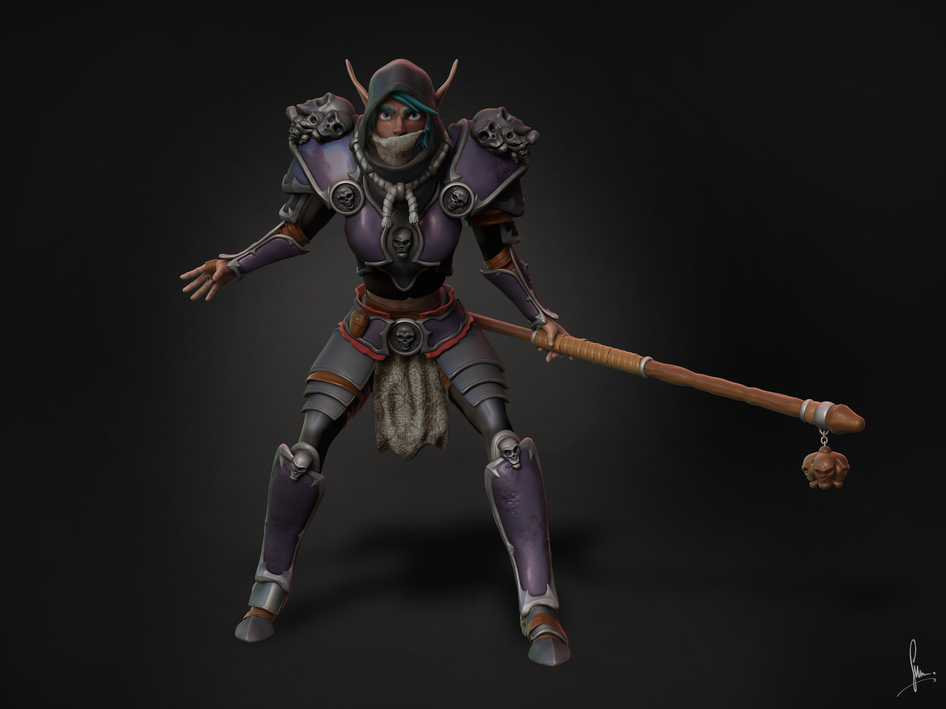 ArtStation - Monk Elf