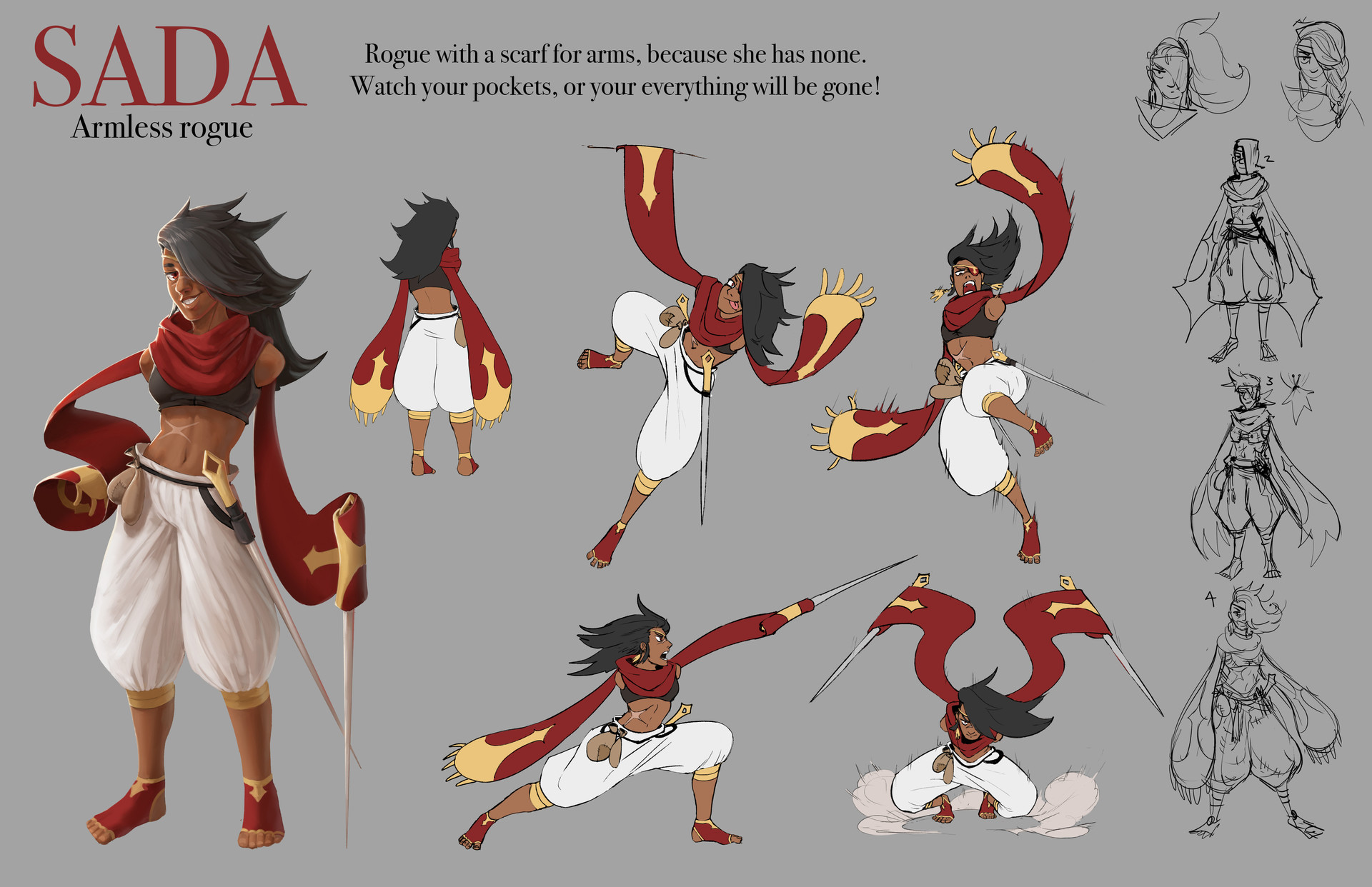 ArtStation - Sada character sheet
