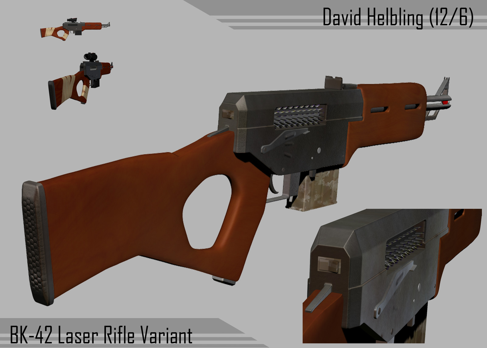 David Helbling - BK-42 Laser Rifle