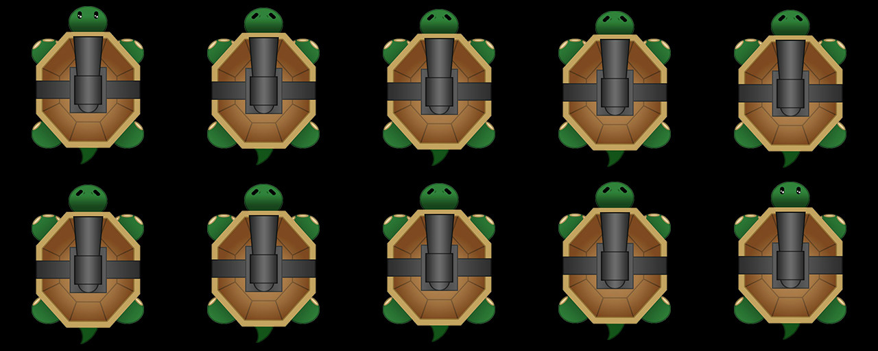 Kathryn Raccuglia - Turtles with Turrets: Turtle Character and Sprite ...