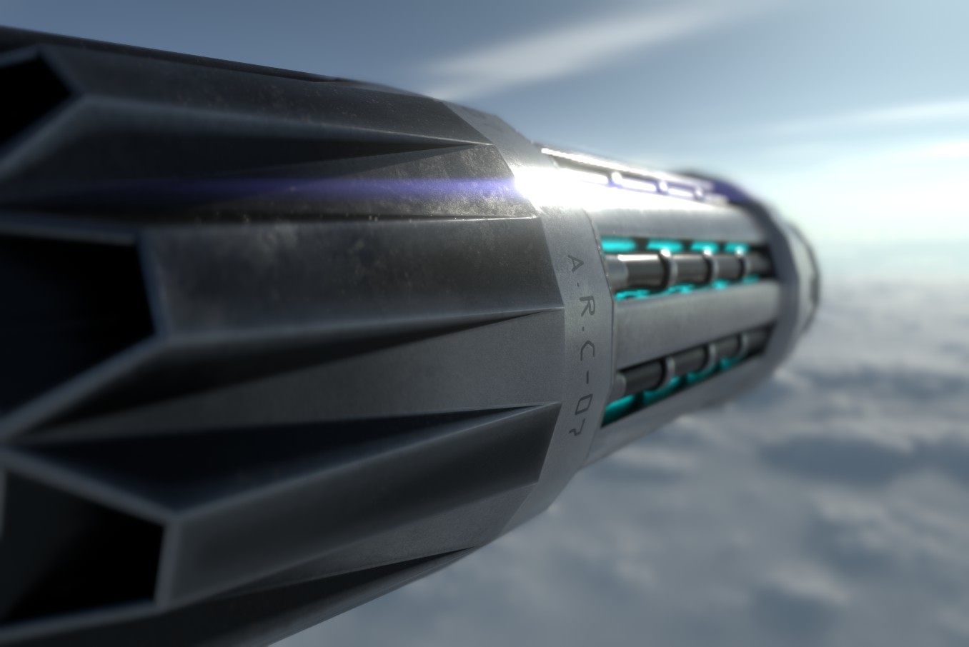 Robert Deal - Space Ship Thruster (Uni Presentation Piece)