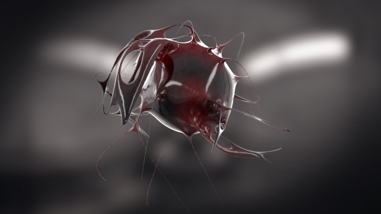 ArtStation - Liquid spider sphere