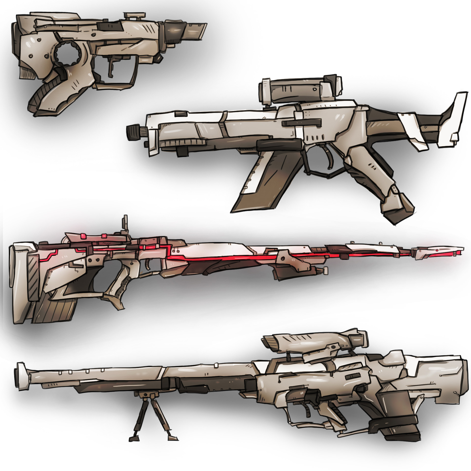 ArtStation - Weapon concepts v2