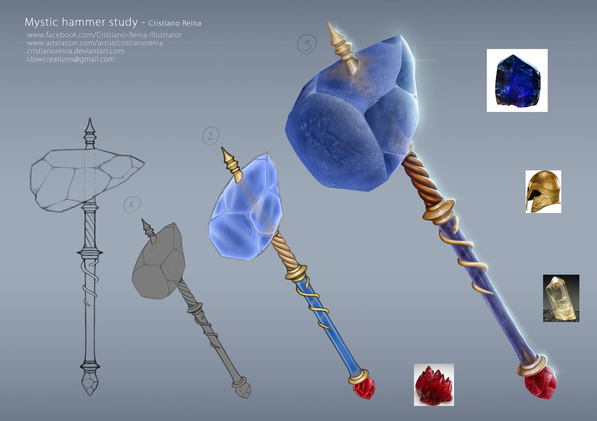 ArtStation - Mistic hammer