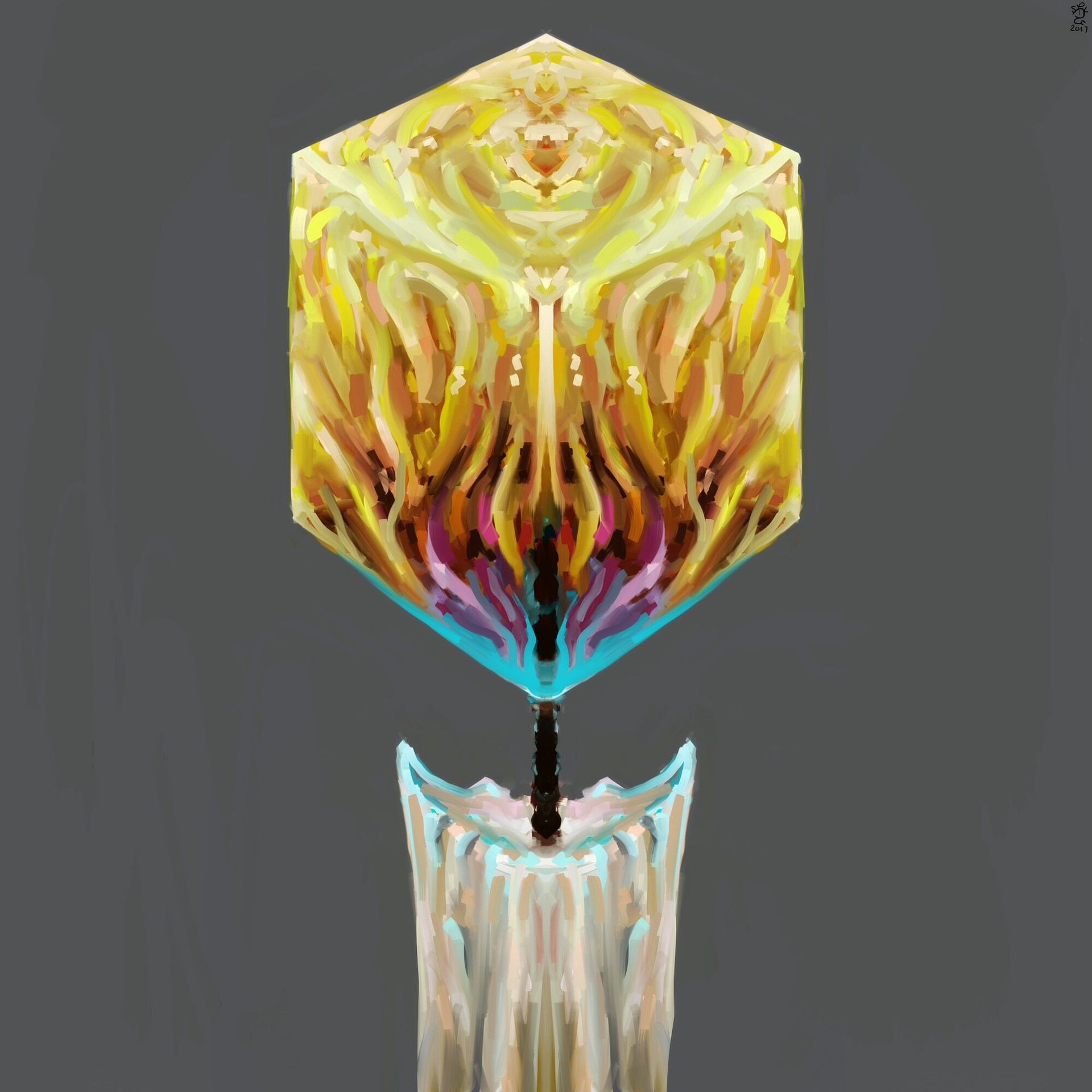 ArtStation - Cube of fire