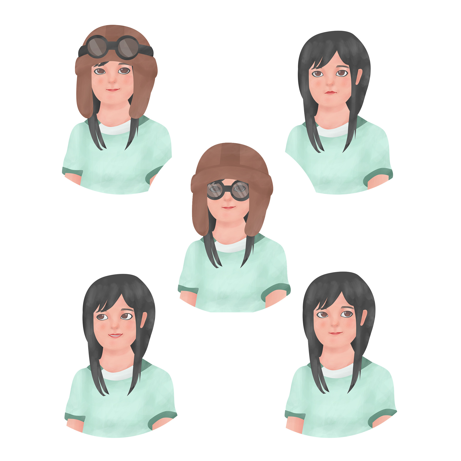 ArtStation - Mina - Character sheet