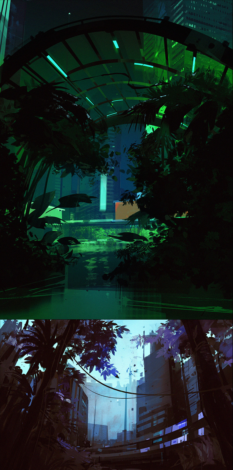 ArtStation - urban forest