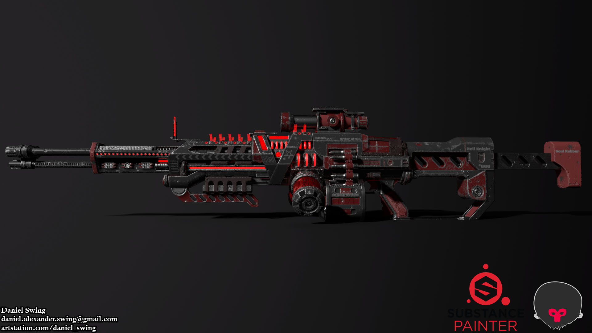 Daniel Swing - Science-Fantasy Sniper-Rifle