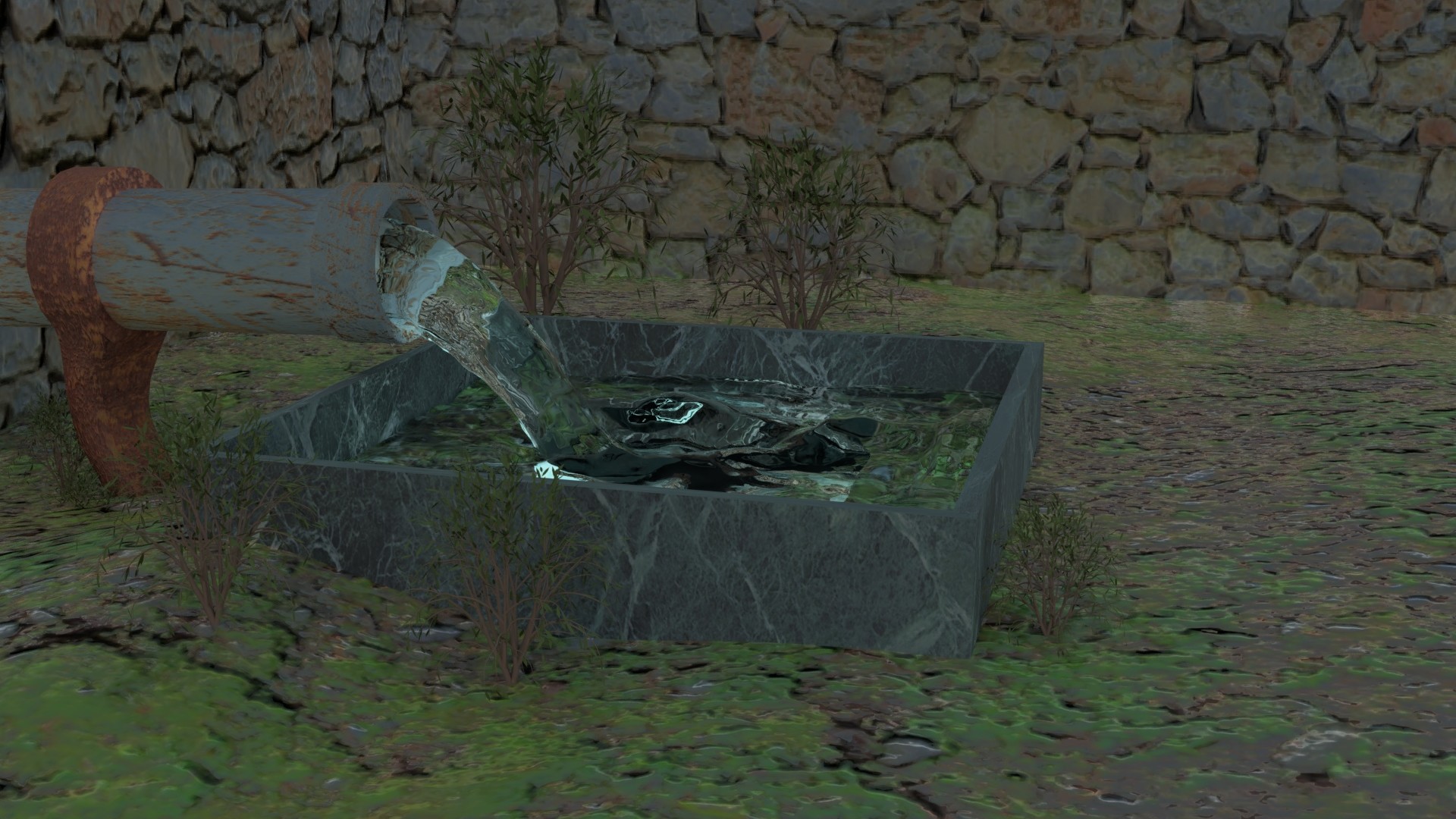 ArtStation - water effect