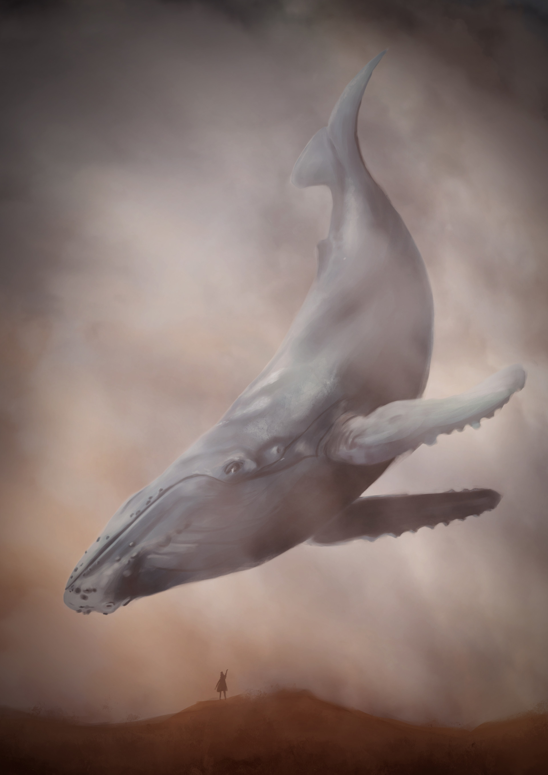 ArtStation - FLYING WHALE 2