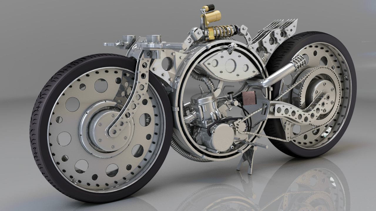 ArtStation - 3D Bike Concept Model