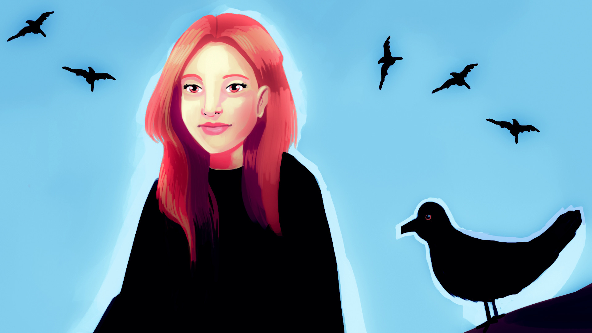 ArtStation - Raven Girl.