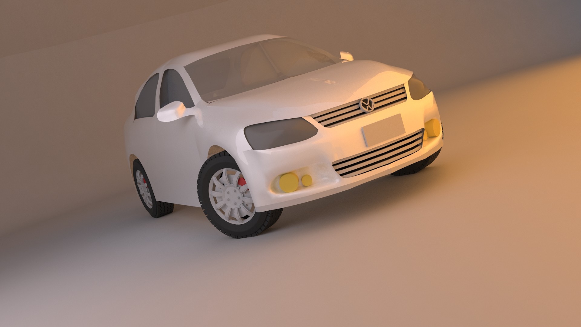 ArtStation - First car model (Jetta 2010)