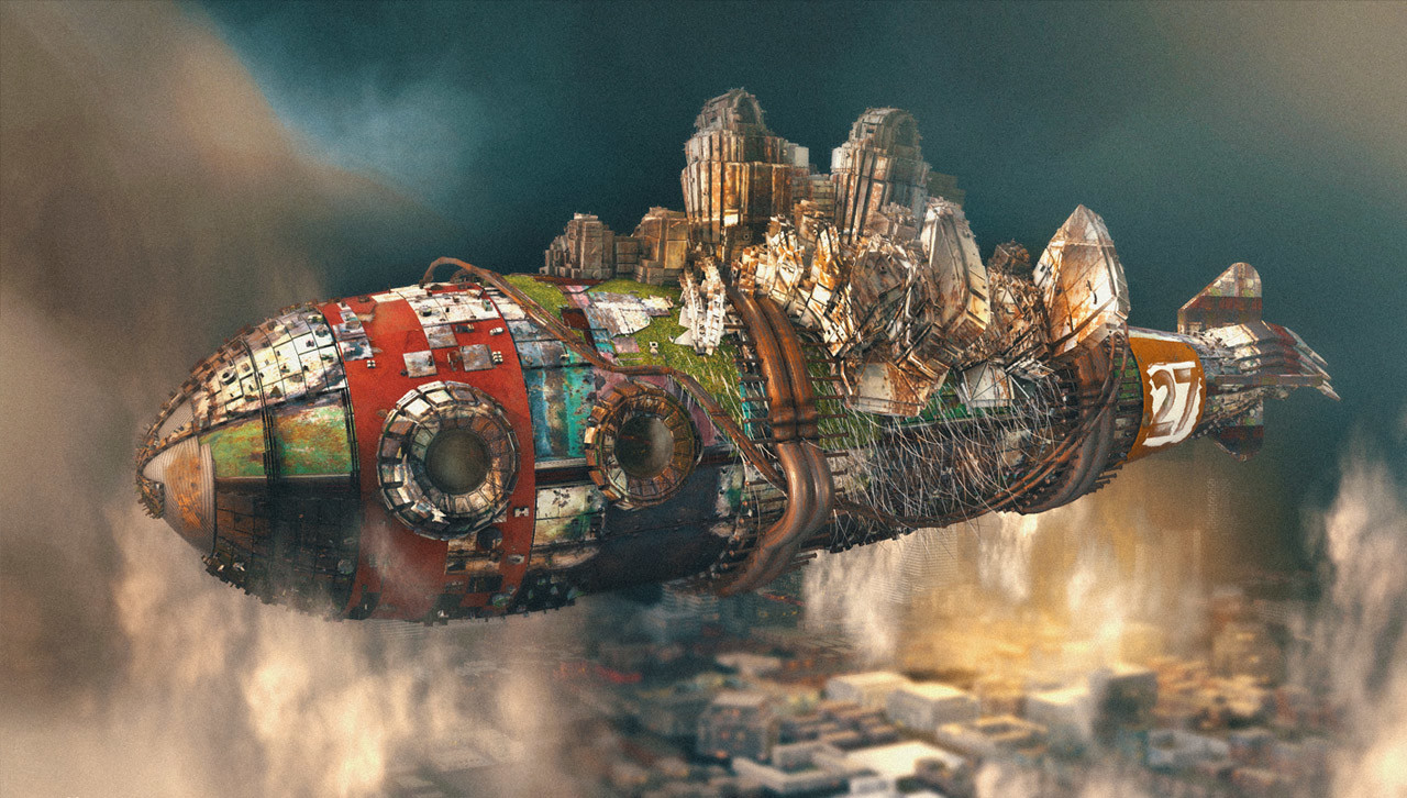 ArtStation - Flying Submarine