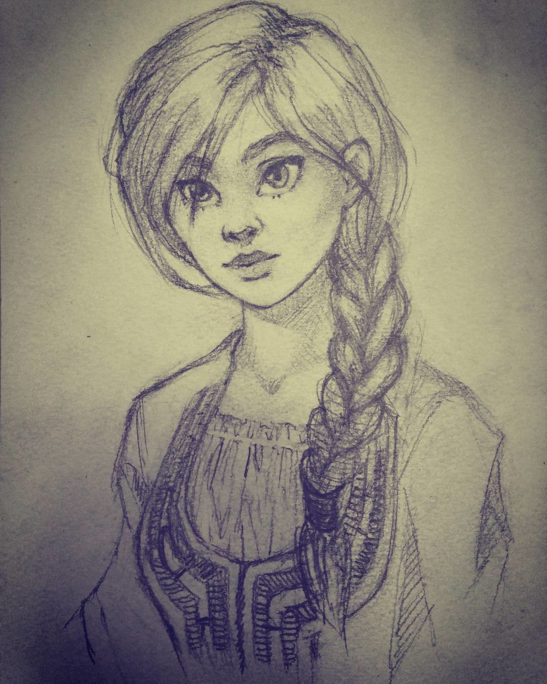 ArtStation - Portrait Sketch (Gilda the Golden Girl)