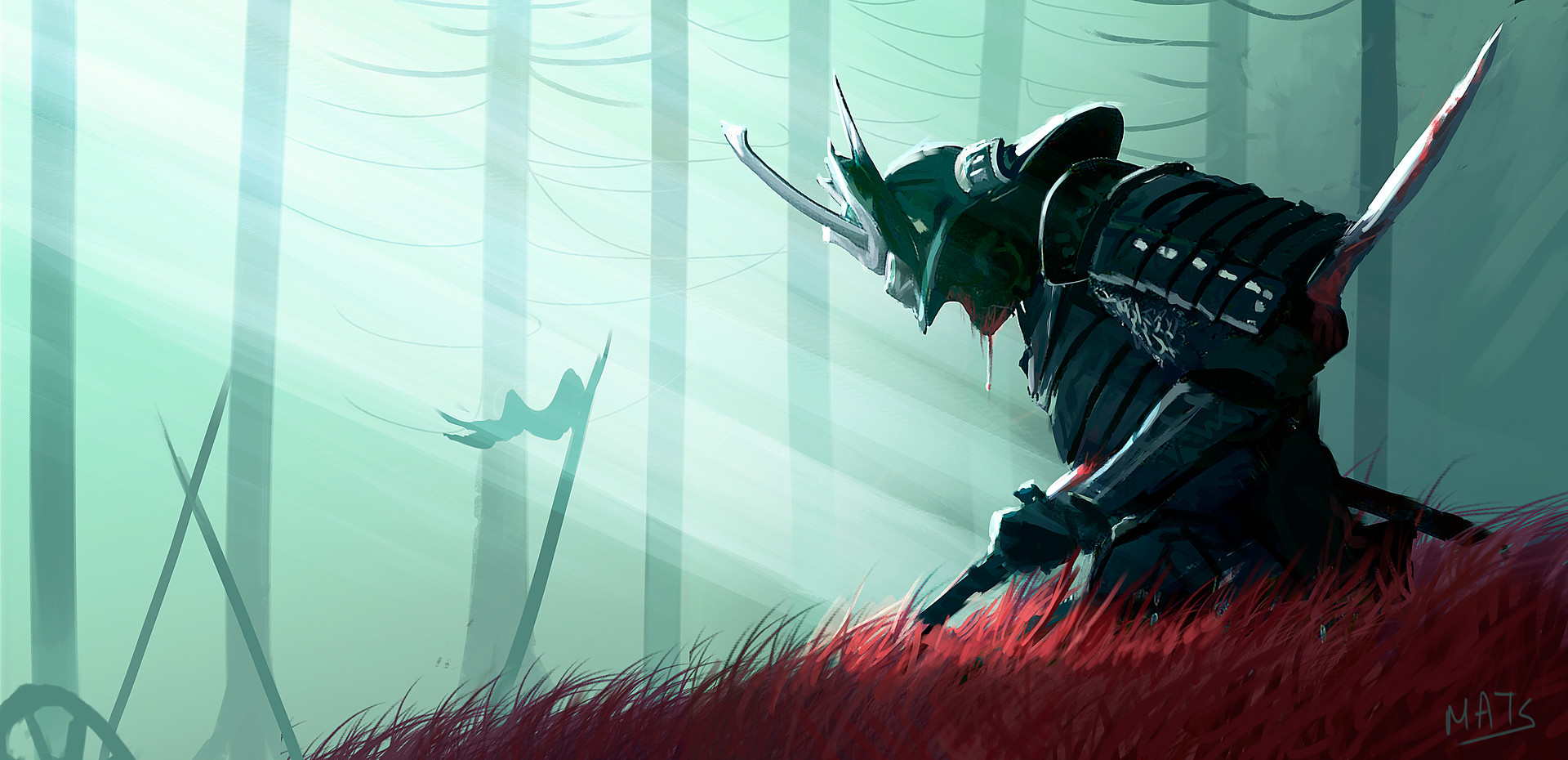 ArtStation - Red Grass