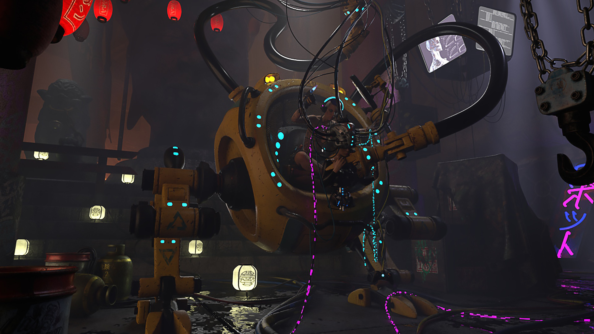 ArtStation - Temple Cyberpunk