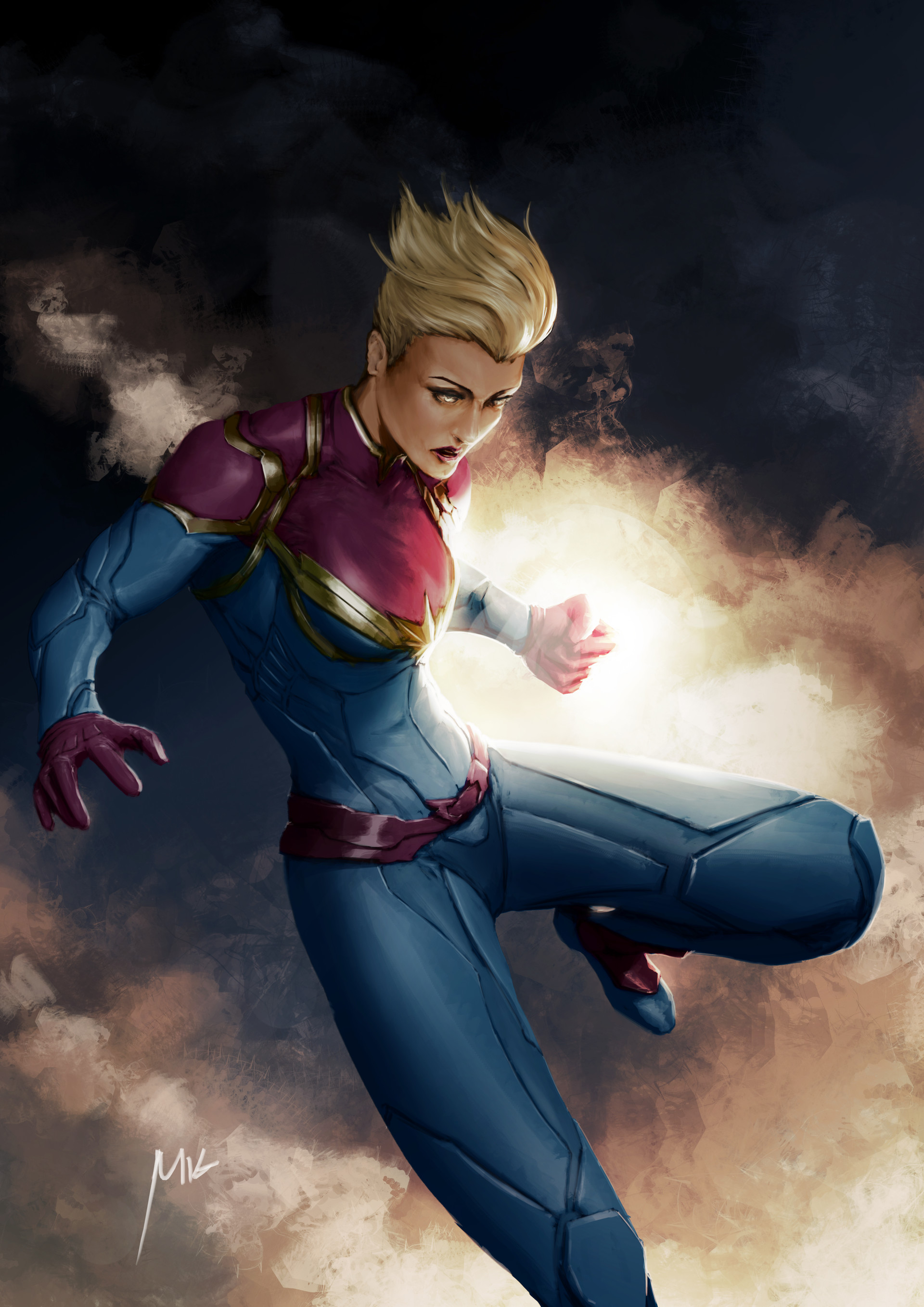 ArtStation - captain marvel