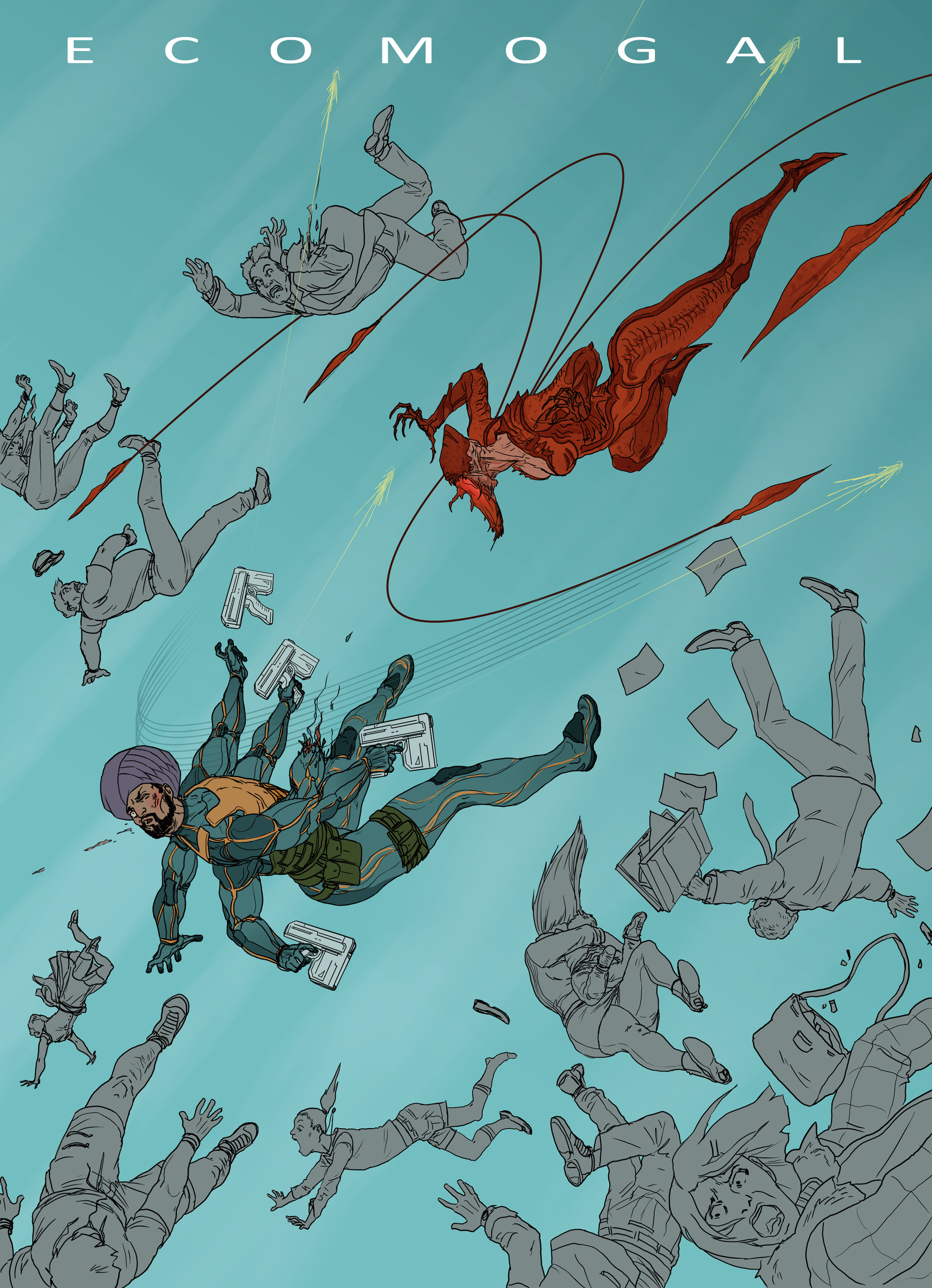 ArtStation - Fake comic book cover , Josefine Persson