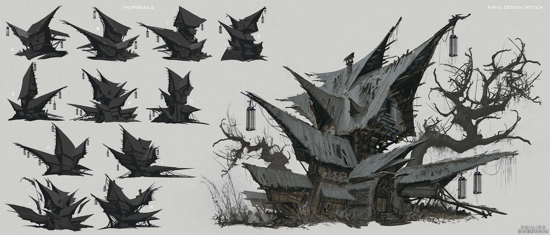 ArtStation - Gothic House Design