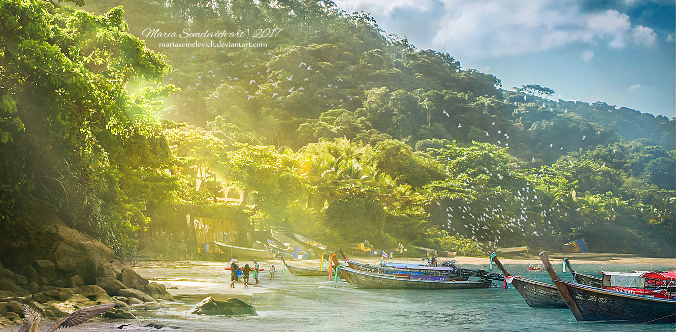 beach psd deviantart