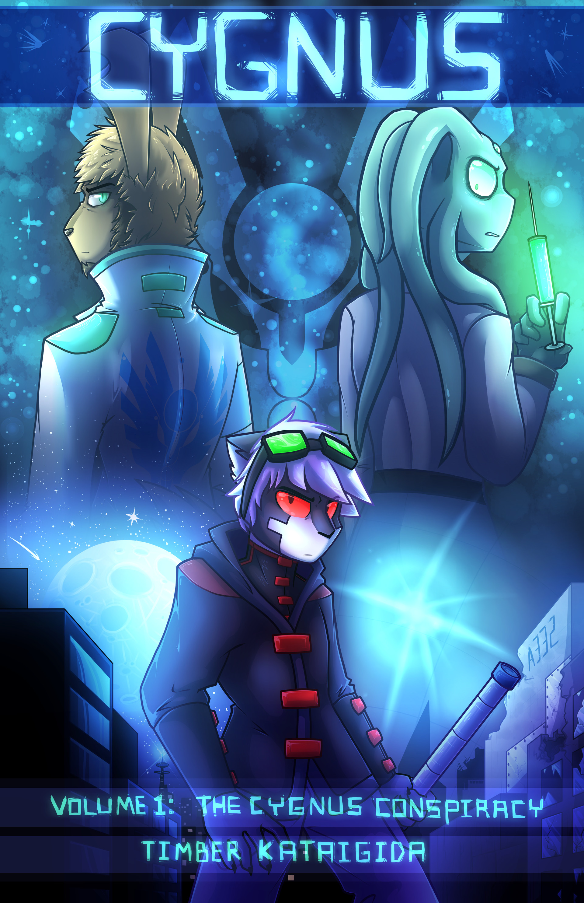 ArtStation - CYGNUS Volume 1 - The CYGNUS Conspiracy [Cover]