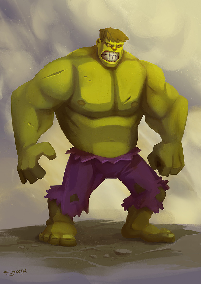 ArtStation - Hulk fan art