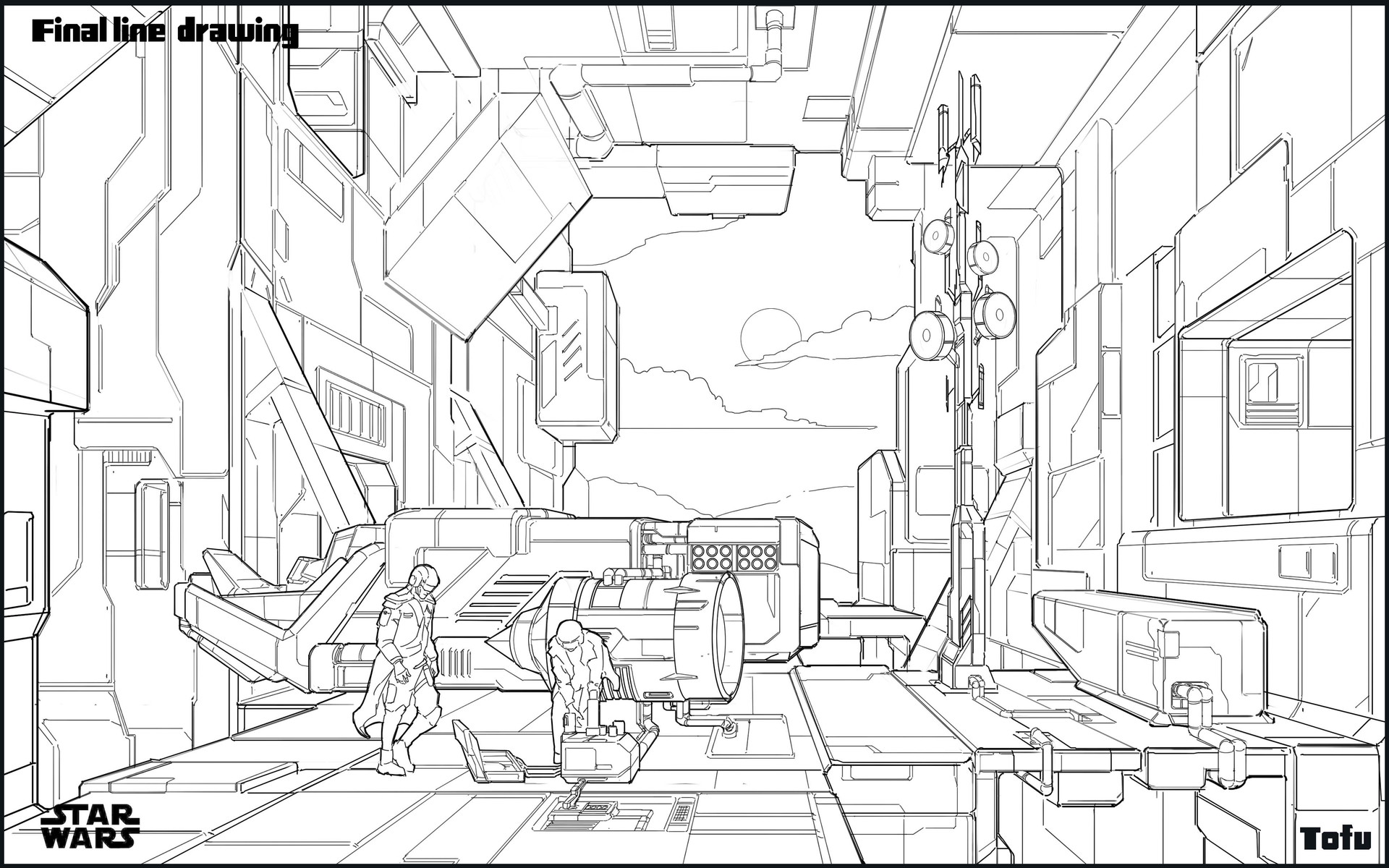 ArtStation - Final line drawing