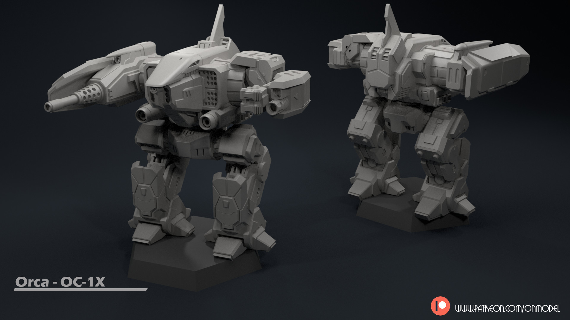 ArtStation - Orca - OC-1X Miniature Sculpt