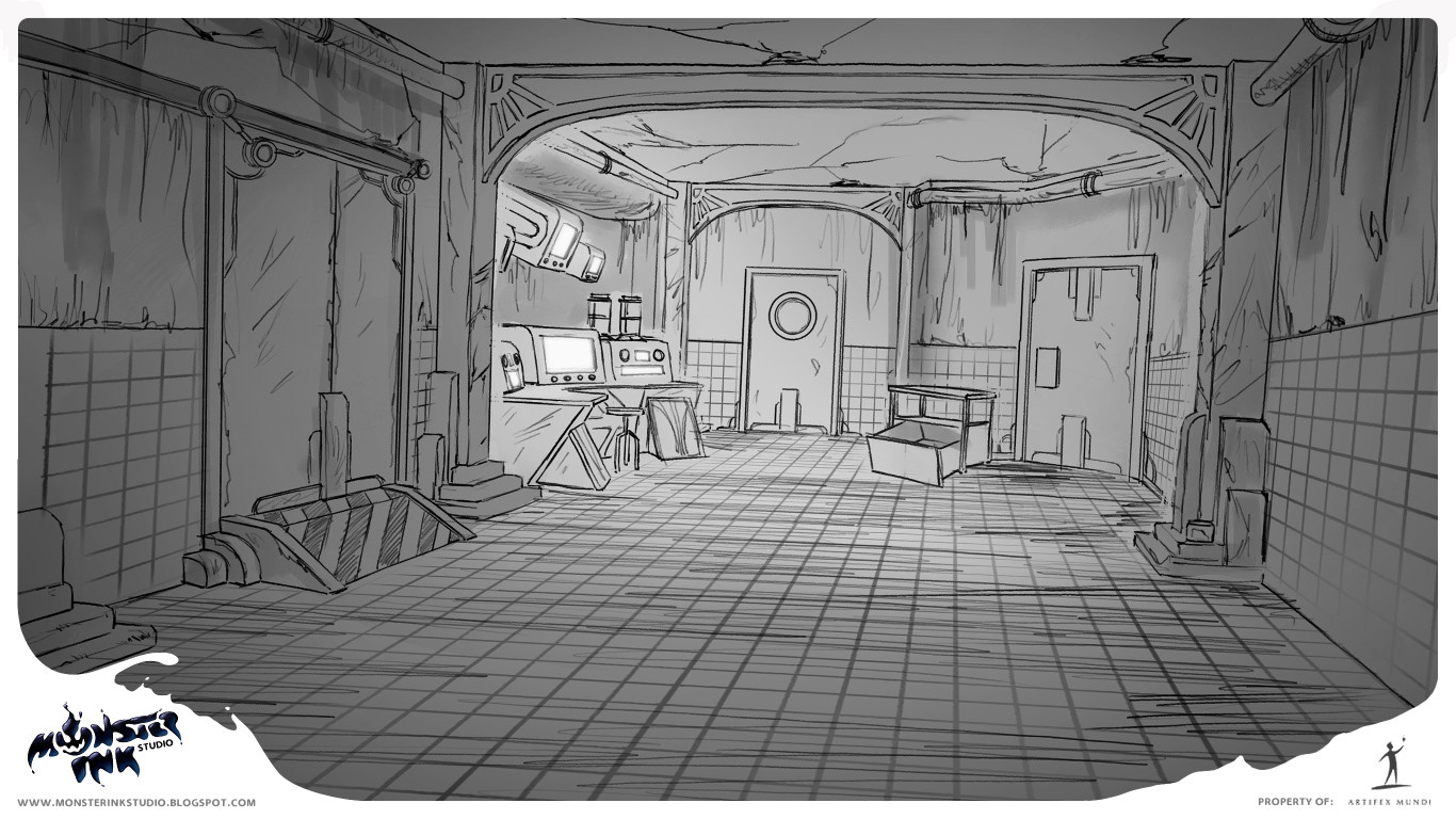 ArtStation - Supervisor room