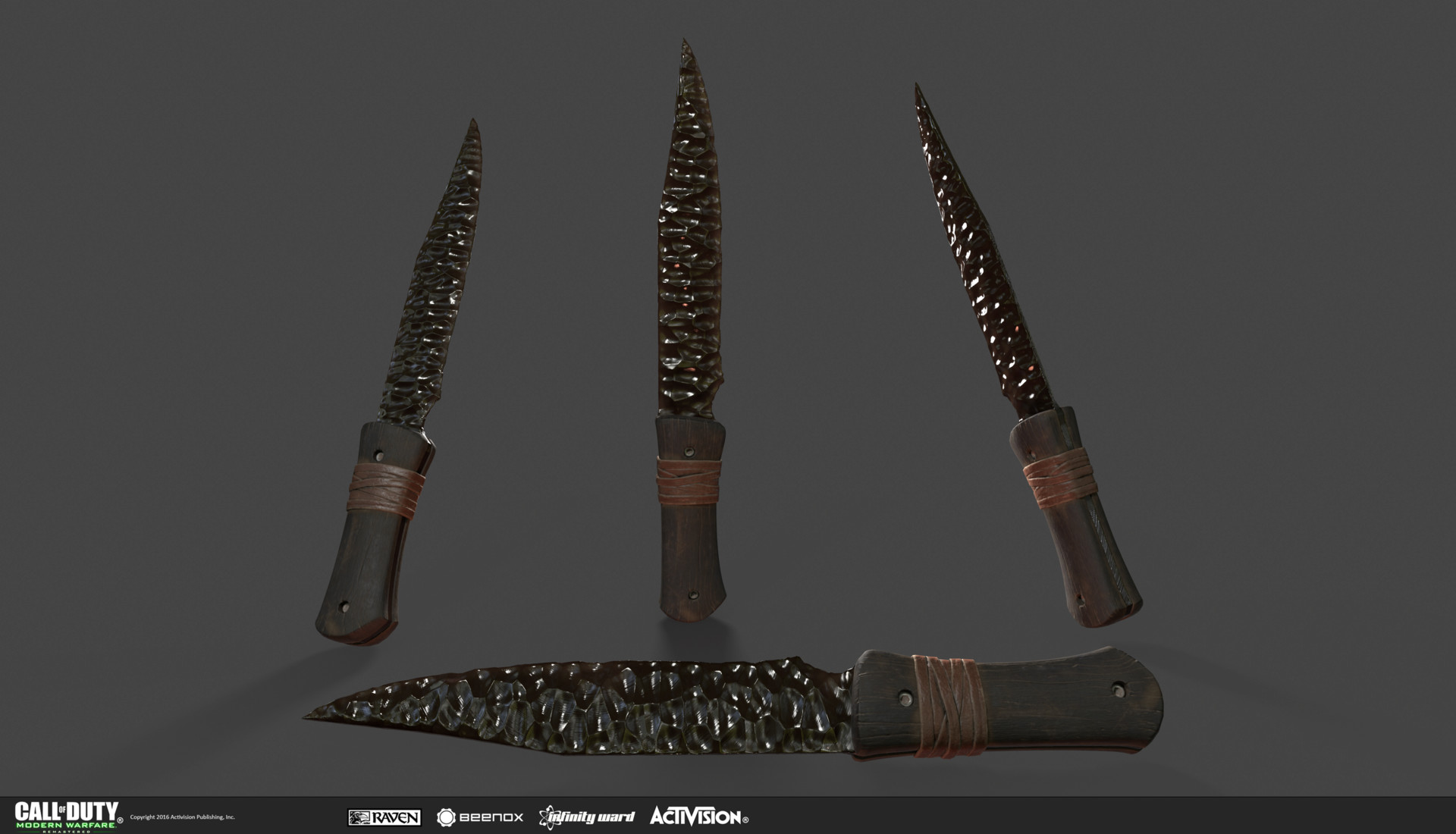 Eugene Geer - COD Modern Warfare Remastered: Obsidian Blade melee weapon