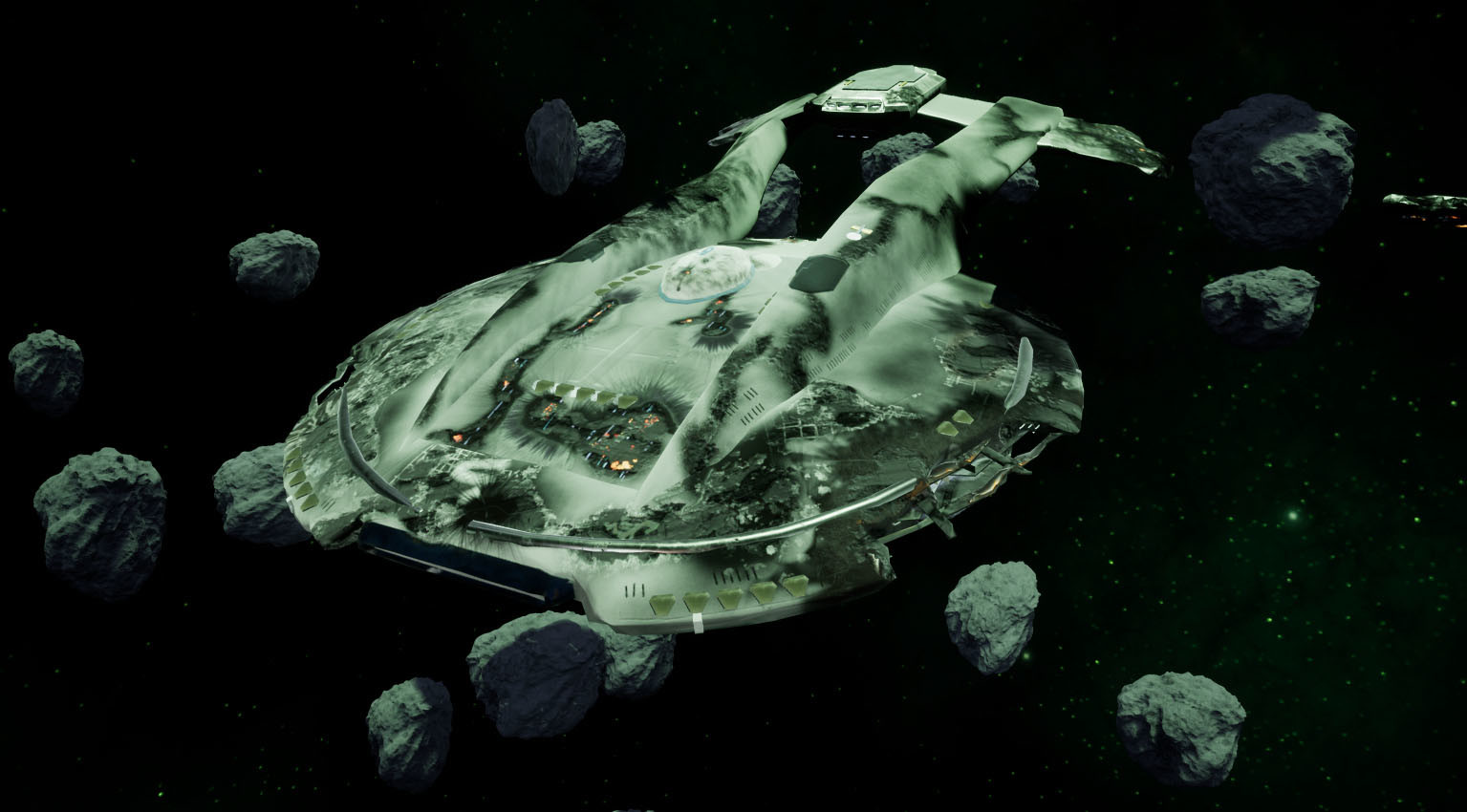 ArtStation - Battle damage Akira class