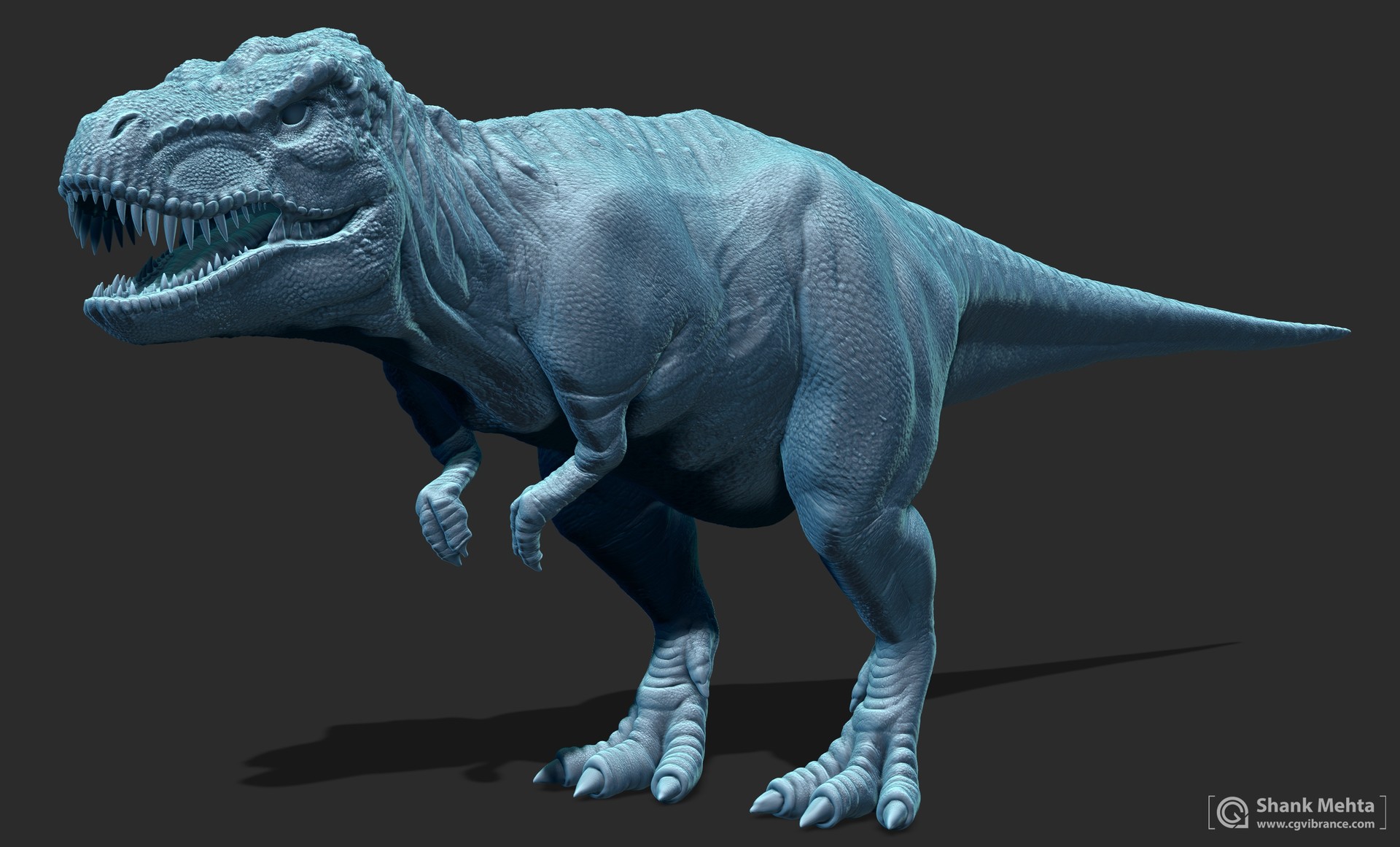 Shank Mehta - Jurassic Park Classic T-rex WIP