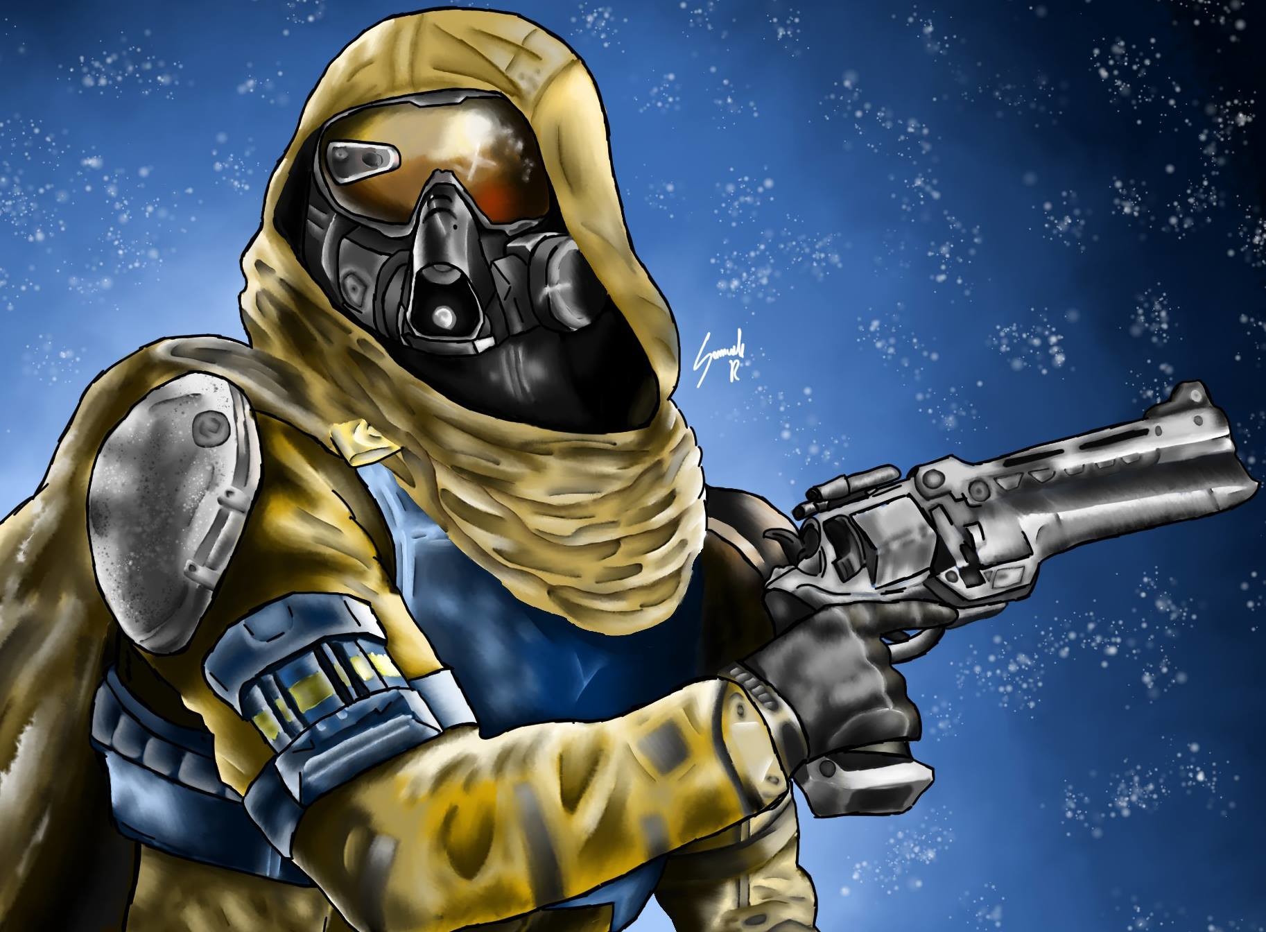 ArtStation - Hunter Digital Drawing