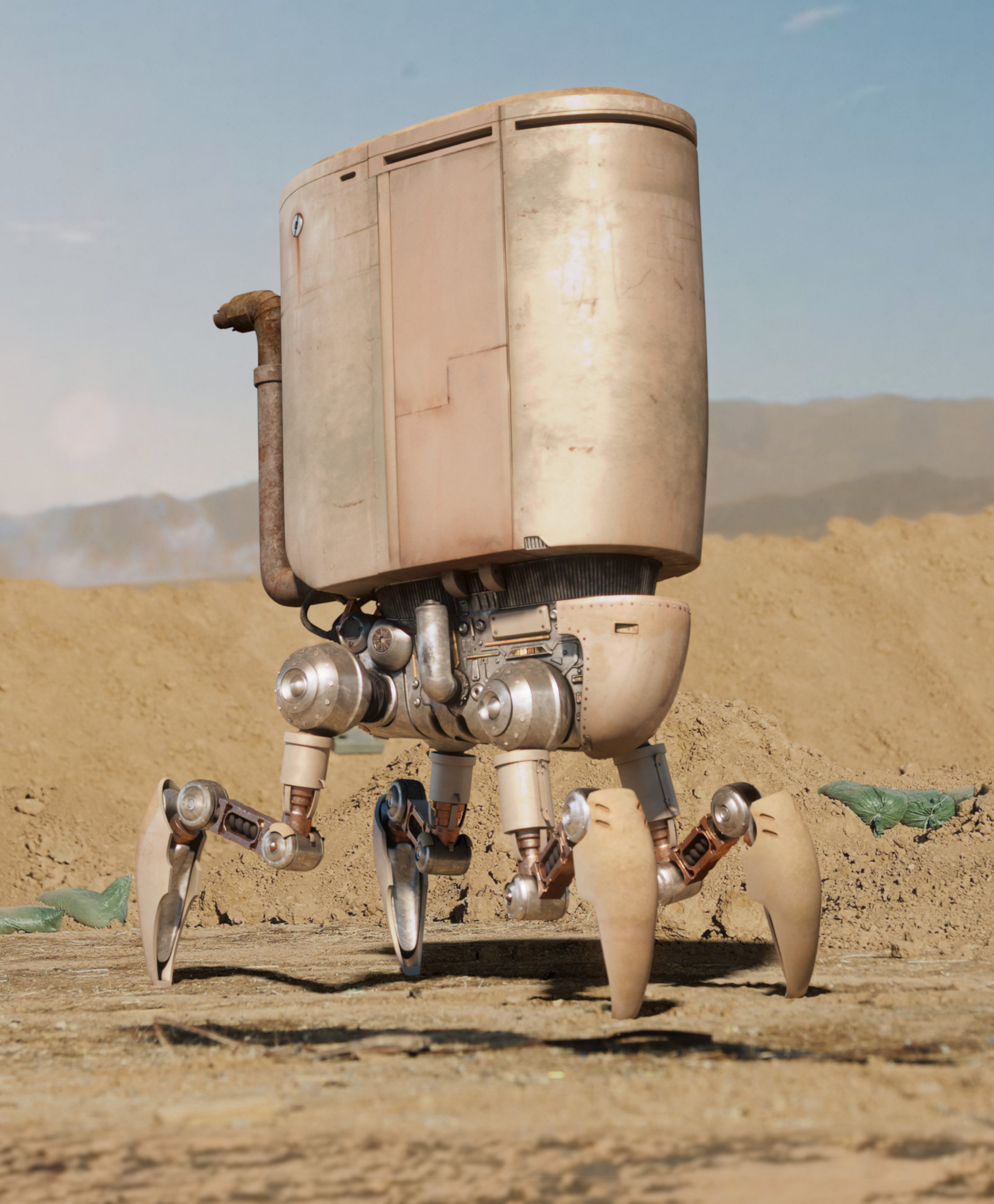 ArtStation - Mech 3D Visualization