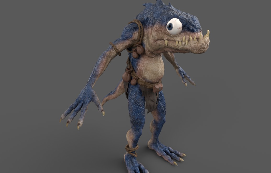 ArtStation - Lizard man.